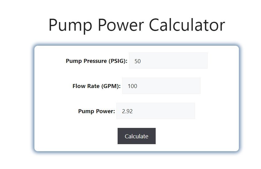 Pump Power Calculator - Savvy Calculator