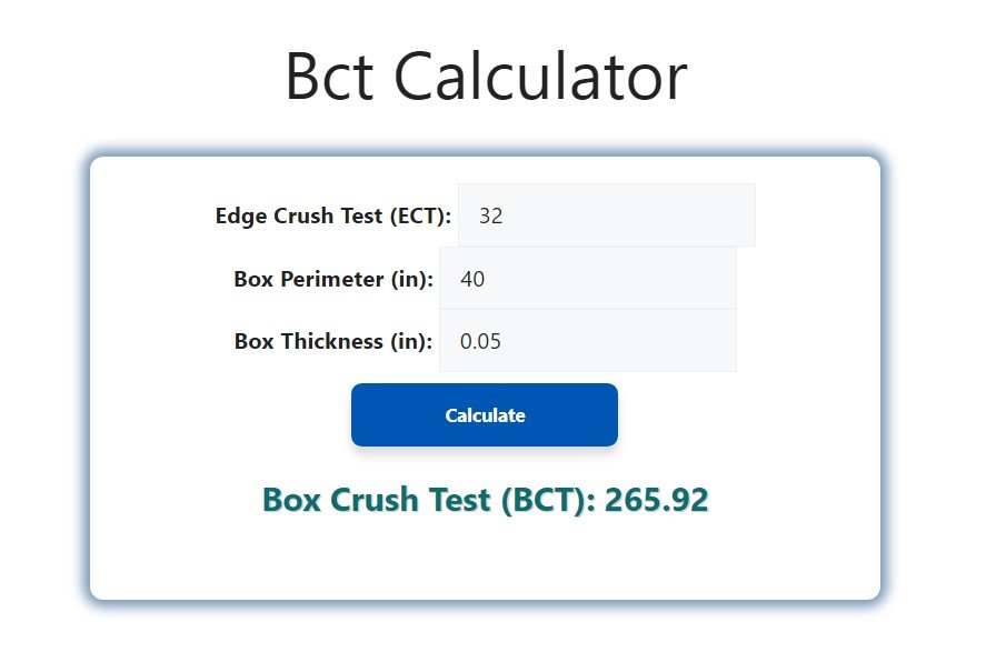 Bct Calculator - Savvy Calculator