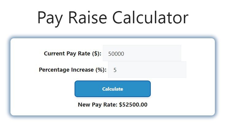 Pay Raise Calculator - Savvy Calculator