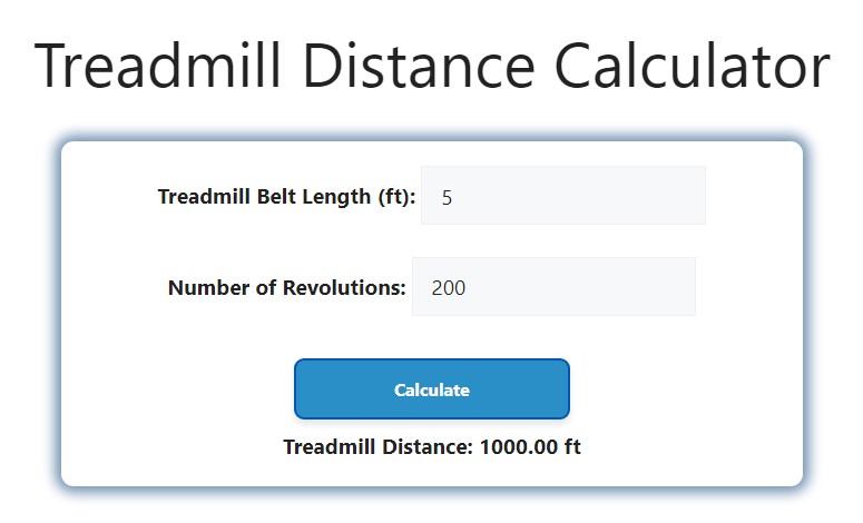 Treadmill Distance Calculator - Savvy Calculator Treadmill Distance Calculator - Savvy Calculator