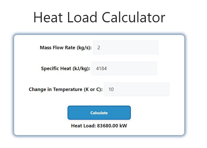 Heat Load Calculator - Savvy Calculator