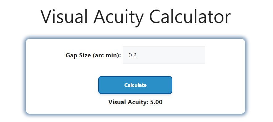 Visual Acuity Calculator - Savvy Calculator