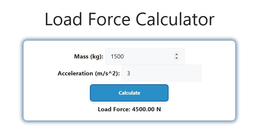 Load Force Calculator - Savvy Calculator